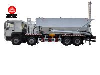 China New 6×4 20m³ Bulk Emulsion Explosive Mixing and Charging Truck with 300 kg/min Charging Efficiency and 8-23 m Telescopic Hose Arm for Mining Blasting for sale
