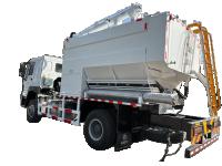 China 8×4 Bulk Emulsion Explosive Mixing and Charging Truck with 350 HP Diesel Engine and 8-23 m Telescopic Hose Arm for Mining for sale