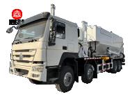 China 8×4 Bulk Emulsion Explosive Mixing and Charging Truck with 350 HP Diesel Engine and 8-23 m Telescopic Hose Arm for Mining for sale