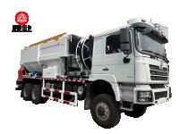 China New 6×4 Bulk Emulsion Explosive Mixing and Charging Truck with 8–23 m Telescopic Hose Arm and 0-300 kg/min Charging Efficiency for Mining Blasting for sale
