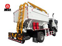 China New 6×4 Bulk Emulsion Explosive Mixing and Charging Truck with 8–23 m Telescopic Hose Arm and 0-300 kg/min Charging Efficiency for Mining Blasting for sale