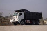 China ZZ5707S3840AJ 6x4 70T Mining Dump Truck With HW7D Cabin 3800 + 1500mm Wheel Base for sale