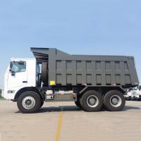 China Sinotruk HOWO 50T Mining Dump Truck 371HP Euro Two HW7D Cab Left Hand Drive for sale
