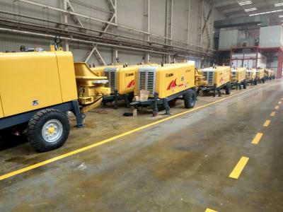 China 82kw Concrete Mixer Pump Machine With 50m3/h Conveying Capacity for sale