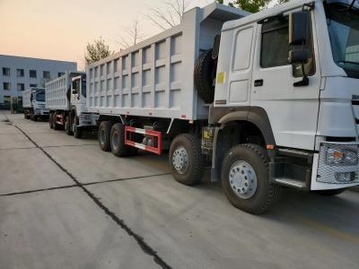 China HOWO 8x4 371hp Heavy Duty Dump Truck 12 Wheeler With ZF8098 Steering And HW19710 Transmission for sale