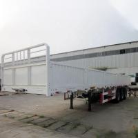 China 50 Tons Heavy Duty Semi Trailers With 12.00R22 Tires 3mm Diamond Plate for sale