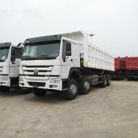 China 12 Wheeler 8x4 371hp Heavy Duty Dump Truck With HW19710 Transmission for sale