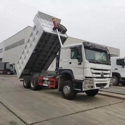 China Durable Sinotruk Howo 6x4 Dump Truck 371hp With Overturning Body Platform Euro 2 for sale