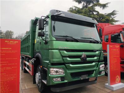 China Green 10 Wheelers Heavy Duty Dump Truck With HW19710 Transmission for sale