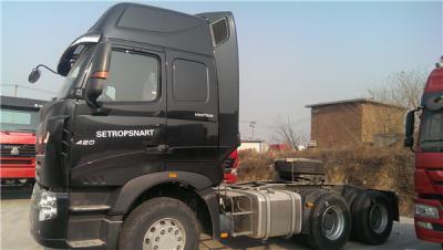 China Euro 2 371HP Tractor Trailer Truck With German Steering And 16 Tons Rear Axle for sale