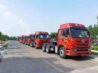 China XICHAI Engine FAW 6X4 Diesel Tractor Trailer Truck With 12E225 Tires for sale