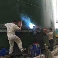 China Stainless Steel Portable Rails Tank Welding Machine with Oscillate Torch Holder 8.4 Kg for sale