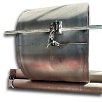 China 220V Hydraulic Cylinder Oil Tank Girth Seam Welding Machine for 80mm Welding Diameter for sale
