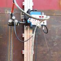 China Tank Construction Flexible Rails Tank Welding Tractor with Walking Speed 50-1250 mm/Min for sale