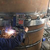 China DC 24V Heavy Duty CO2 Welder Tank Welding Machine with Walking Speed 50-1250 mm/Min for sale