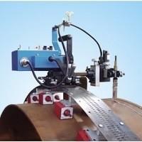 China Stainless Steel Torch Holder Oscillating Rails Welding Tractor for Tank Construction for sale