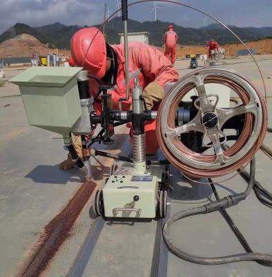 China Tank Bottom Plate and Fillet Welding Machine for Large Malaysia Oil Tank Construction for sale