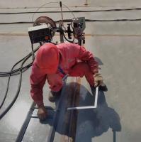 China Tank Bottom Plate and Fillet Welding Machine for Large Malaysia Oil Tank Construction for sale