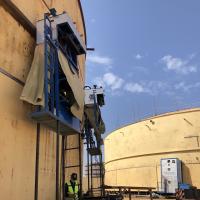 China Carbon Steel Hanging Style Tank Girth Welding Machine Wth Fatigue Resistant for sale