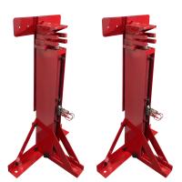 China Three Stage Grain Bin Hydraulic Jacks Red Customized For Enamel Tank for sale