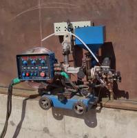 China Automatic SAW welding carriage with a submerged arc welding wire feeder for sale