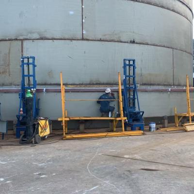 China Mechanical Screw Jack System with 250KN Maximum Static Load 40-60mm/min Lifting Speed and 2800mm Effective Stroke for Bolted Tank Jacking for sale