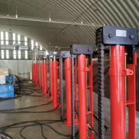 China WINCOO Chain Type Hydraulic Jacking System with 12-120 Tons Lifting Capacity, 25 MPa Oil Pressure, and 2700 mm Chain Stroke for Tank Construction for sale
