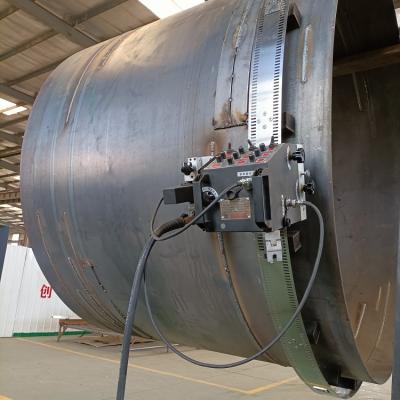China Portable Horizontal & Vertical Welding Trolley with Straight/Flexible Track for Pressure Vessel Fabrication for sale