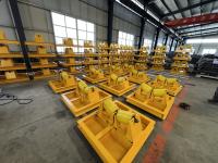 China Long Service Life PU Coated Pipe Roller Stand, Sturdy Heavy Load Pipe Rest Roller for Steel Tube Handling for sale