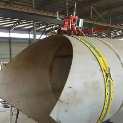 China CNC Mobile Pipe Plasma Flame Cutter with Automatic Bevel Profiling for Oil & Gas Pipeline for sale