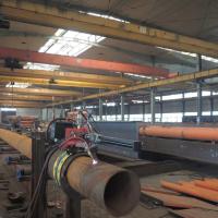 China Industrial CNC Pipe End Beveling Profiler Dual Plasma Flame Cutting Machine for sale