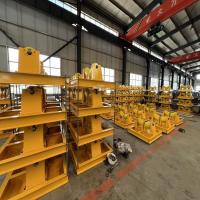 China Anti-Wear PU Coated 10 Ton Heavy‑Duty Pipe Roller Stand Pipeline Welding Support Roller Bracket for sale