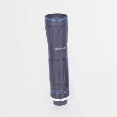 China F8-F22 Machine Vision Zoom Lens long WD 108mm±3% C Mount Zoom Lens for sale