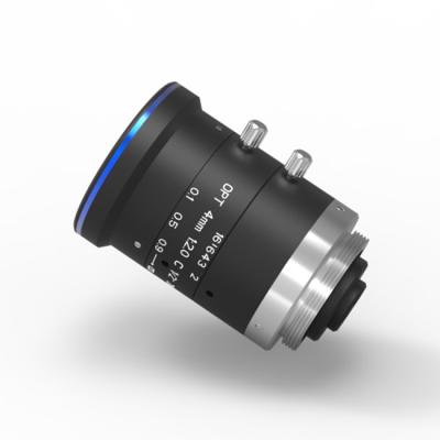 China OPT 2MP 4mm Camera Lens Machine Vision Components 62.2degree FOV Angle F2.0~F16 for sale
