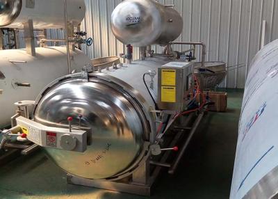 China Industrial SUS304 Retort Autoclave Pot Machine for Food Products 1200L Capacity for sale