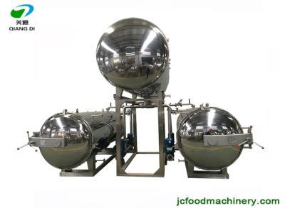 China Industrial Semi-Automatic Electric Autoclave Sterilizer 120L for Bottles Pouches Canned Food for sale