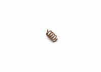 China Precision Light Duty Compression Springs Coil Replacement 3mm Zinc Plated for sale