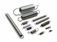 China Custom Heavy Duty Tension Spring Coil Extended Hook Nickel Plating for sale