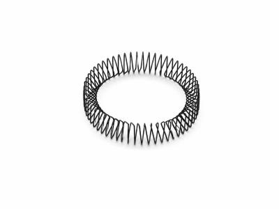 China Electromagnetic Shielding EMI Spring Canted Coil Components Custom for sale