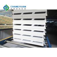 China PU / PIR Sandwich Wall Panel Perfect Solution For Maintaining Heat In Building for sale