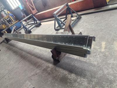 China Hot Dipped Galvanized Metal Building Purlin with Customized Length and 195/235/355 Steel Type for Structural Support for sale