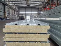 China Rockwool Roof Sandwich Panel with SDP Coating, 12 Meters Length, and Solar Compatibility for Superior Performance for sale