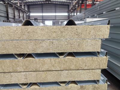 China Rock wool sandwich panels clean room wall panels modula clean room panels cleanroom wall cladding for sale