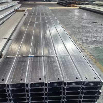China C Shaped Steel Purlin Steel GI Steel Metal Building Purlin Z Steel Profile C Steel Profile for sale
