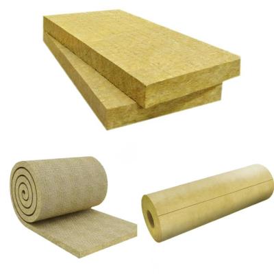 China Fireproof Rock Wool Insulation Board 50-200kg/m³ Density 25-100mm Thickness for Construction Thermal Protection for sale