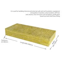 China Fireproof Rock Wool Insulation Board 50-200kg/m³ Density 25-100mm Thickness for Construction Thermal Protection for sale