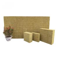China Fire-Resistant Rock Wool Insulation Board 80-180kg/m³ Density with 0.039W/(m·K) Thermal Conductivity for sale