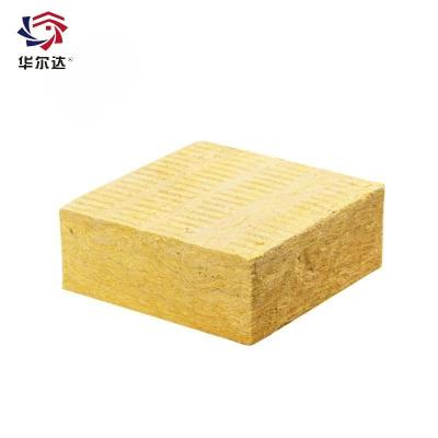 China ISO Certified Rock Wool Board 80-180kg/m³ Density 0.039W/m·K Thermal Insulation for Building Walls and Roofs for sale