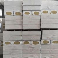 China A1 Fireproof Rock Wool Insulation Board 600°C Heat Resistant Square Sheet 50-200mm Thickness for sale