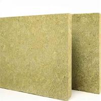 China Basalt Rock Wool Insulation Panel 0.038W/m K Thermal Conductivity Square Shape for Warehouses & Buildings for sale